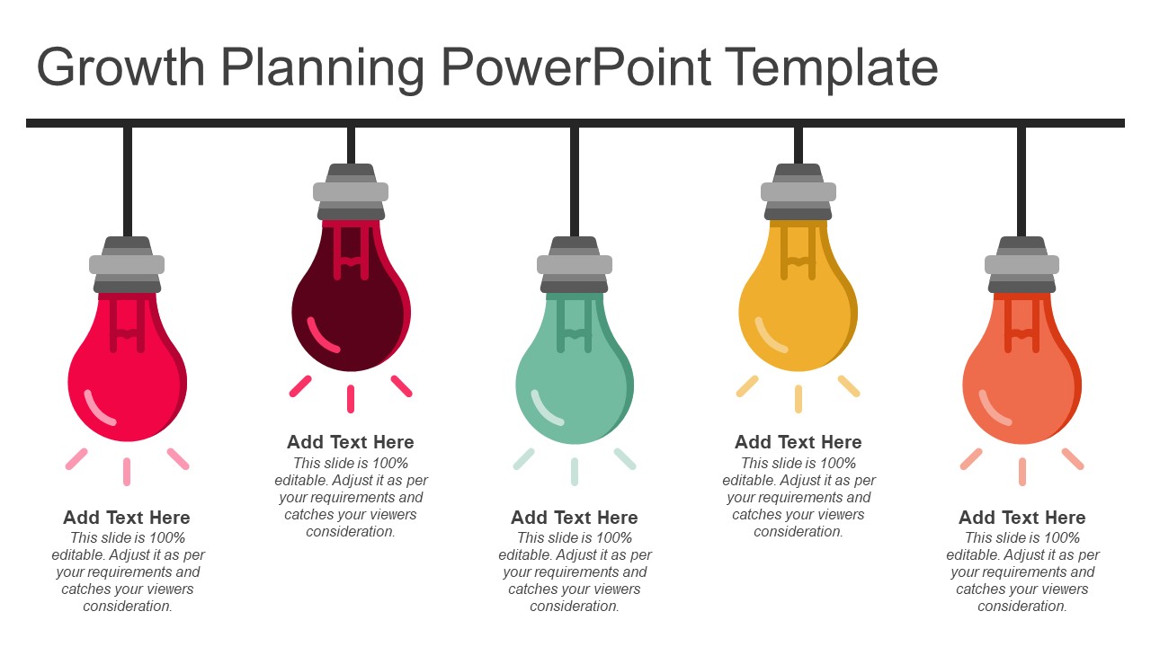 Growth Planning PowerPoint Template | PowerPoint Presentation Slides