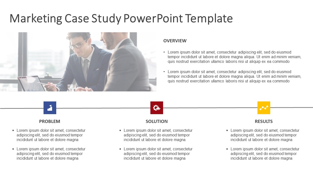 Marketing Case Study Powerpoint Template Powerpoint Slides