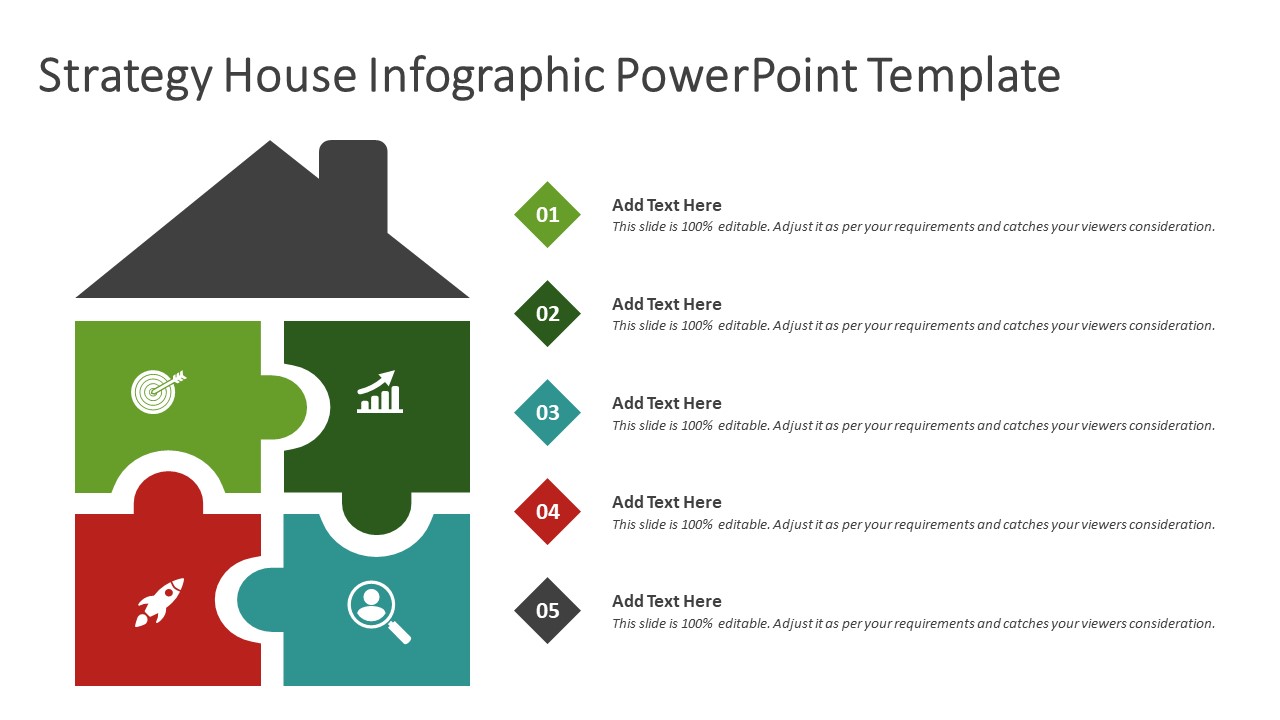 Strategy House Infographic Powerpoint Template Ppt Slides