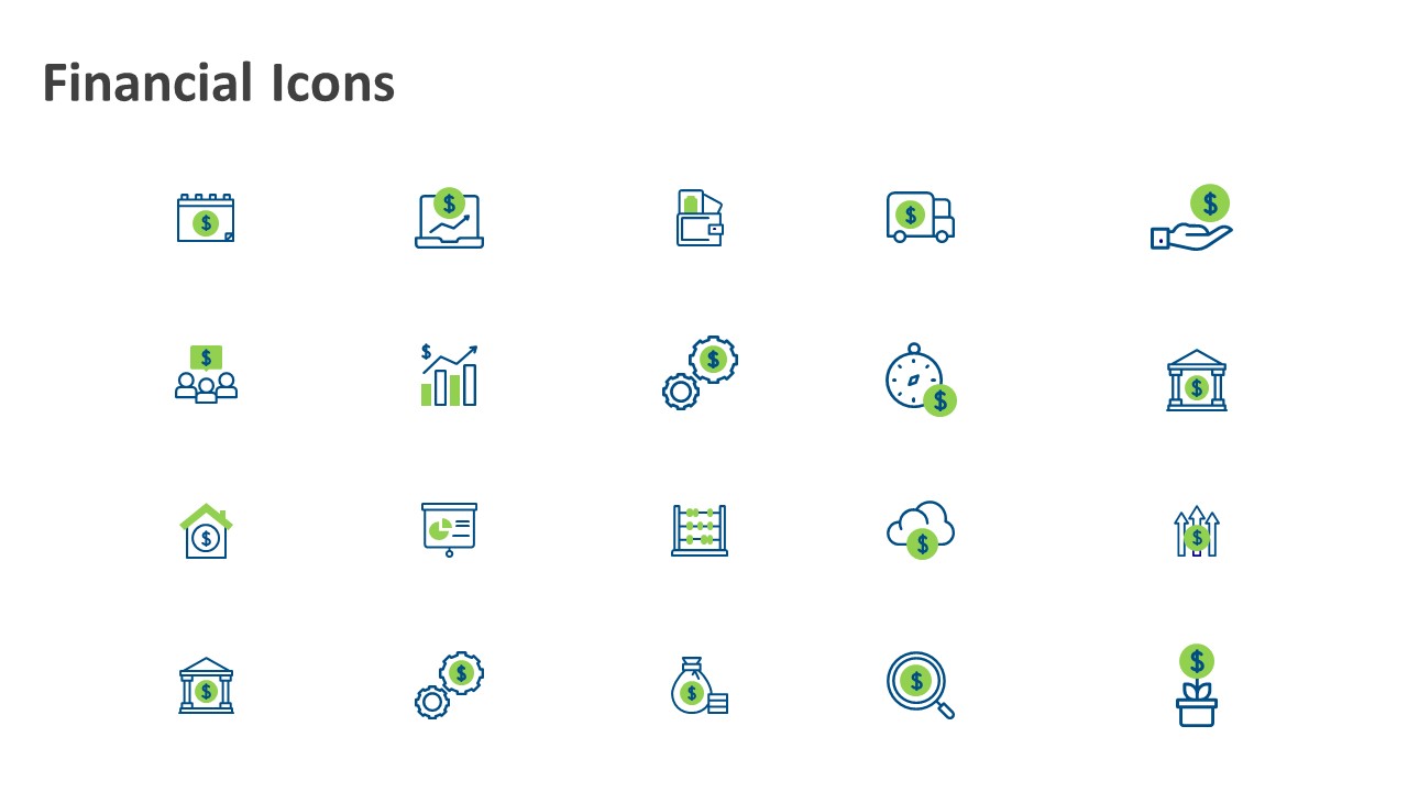 Financial Icons | Icons | Free Financial Icons | PPT Template