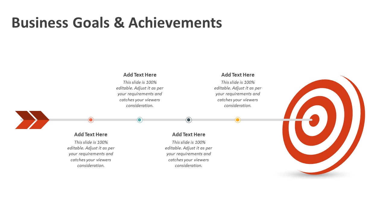 Business Goals and Achievements PowerPoint Template | Goal Slides Business Goals and Achievements PowerPoint Template | Goal Slides