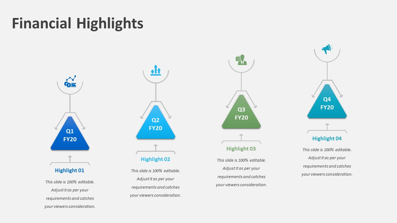 Financial Highlights PowerPoint Slide | PPT Templates