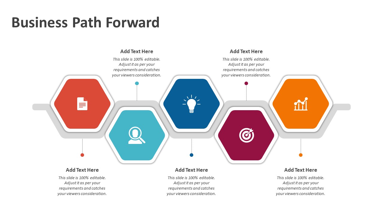 Business Path Forward PowerPoint Template | PPT Templates