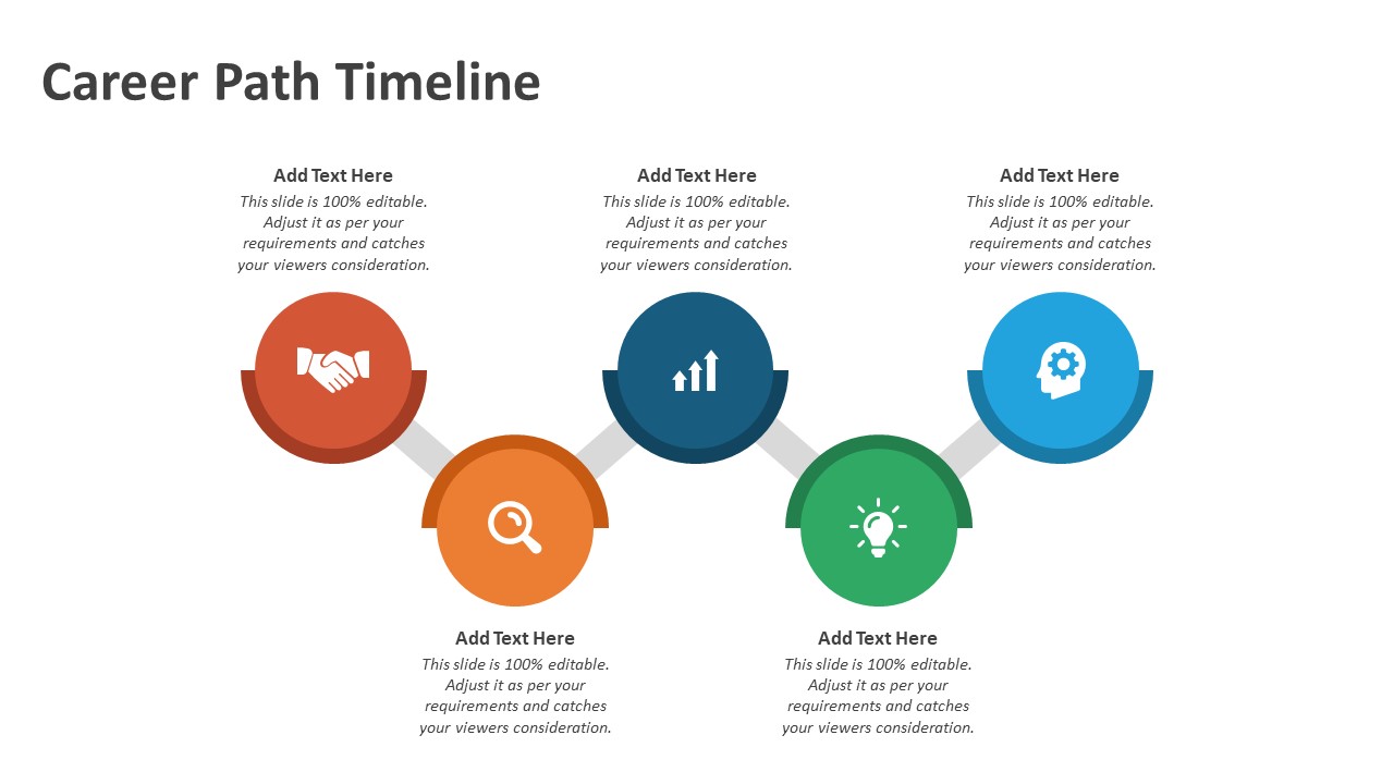 Career Path Timeline PowerPoint Template | PPT Templates