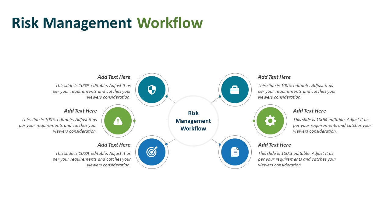 Risk Management Workflow PowerPoint Template | PPT Templates