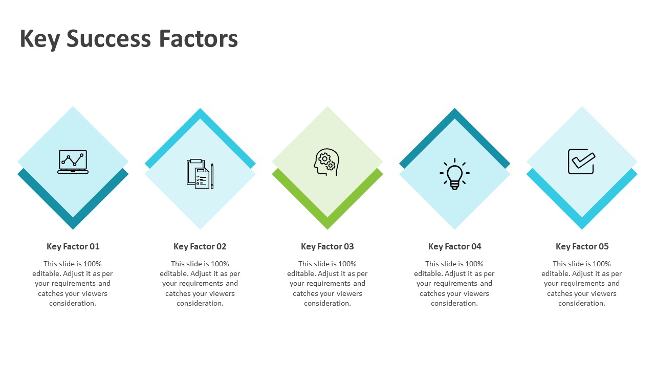 Key Success Factors Presentation Slideshow | PPT Templates