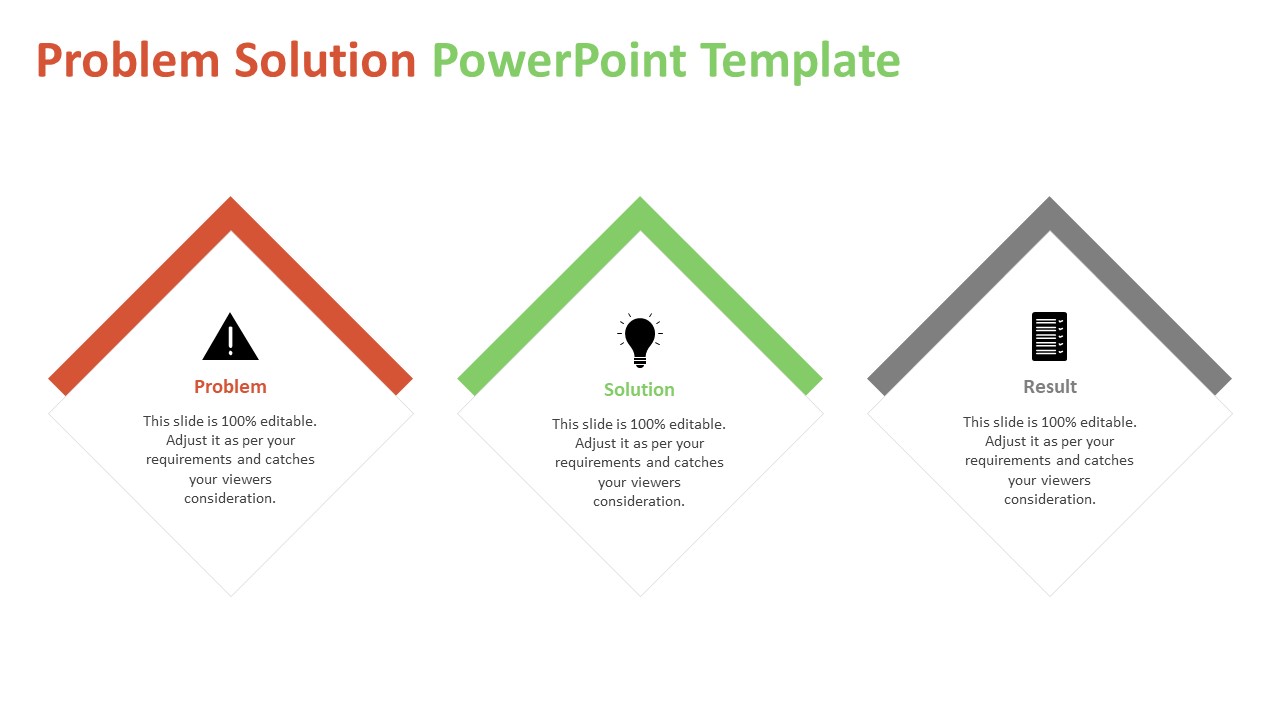 Problem Solution Powerpoint Template Ppt Templates