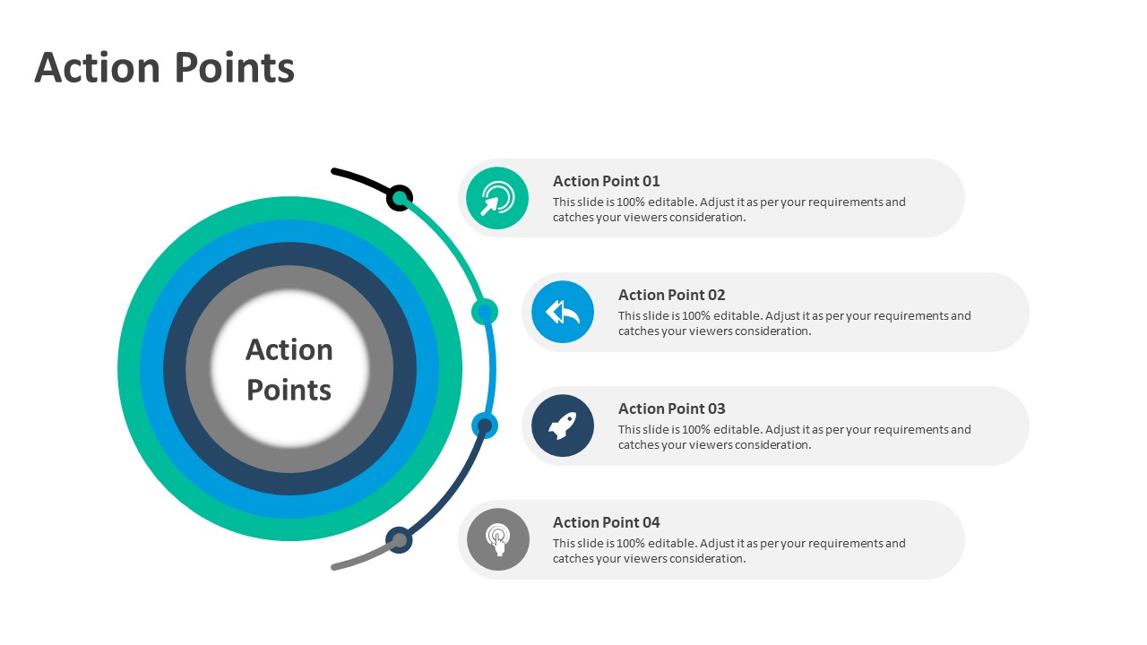 Action Points PowerPoint Slide | Action Plan PPT Format