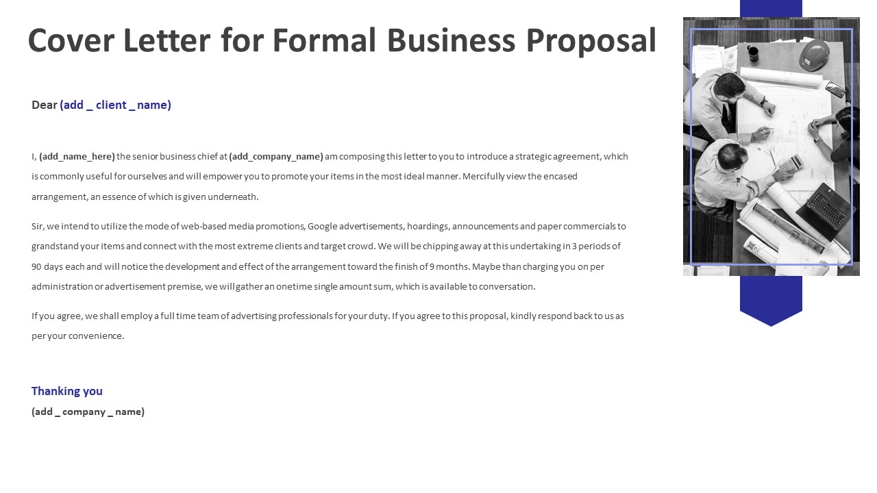 Business Proposal Cover Letter