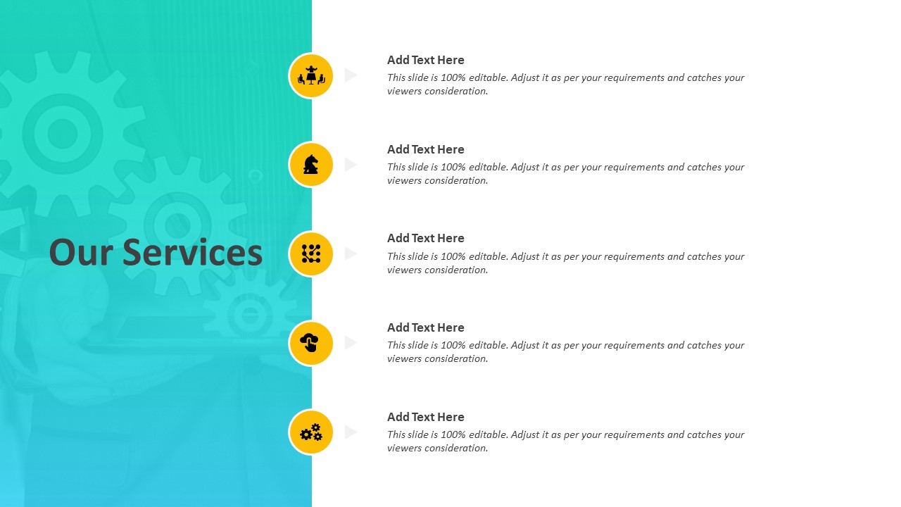 Our Services Powerpoint Template Ppt Templates