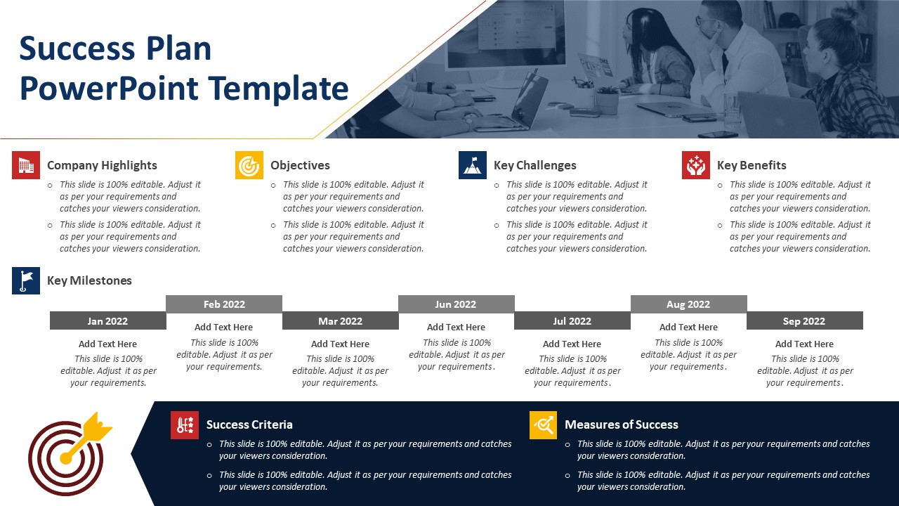 Success Plan Powerpoint Template Success Presentation