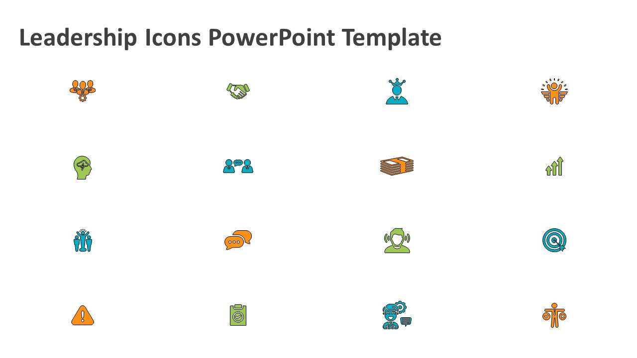 Leadership Icons PowerPoint Template | Free Icons Download