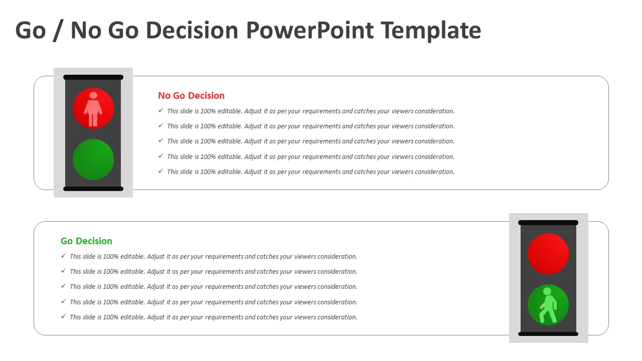Go No Go Decision PowerPoint Template | PPT Templates Go No Go Decision PowerPoint Template | PPT Templates
