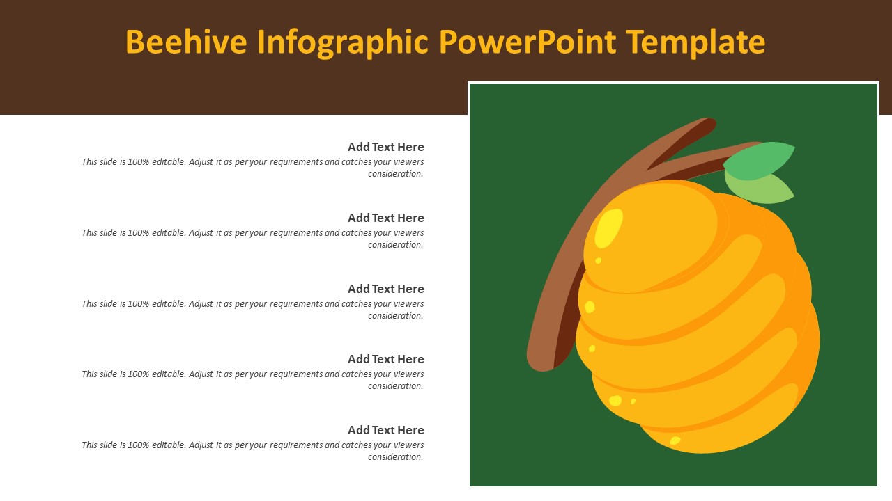 Beehive Infographic PowerPoint Template | PPT Templates