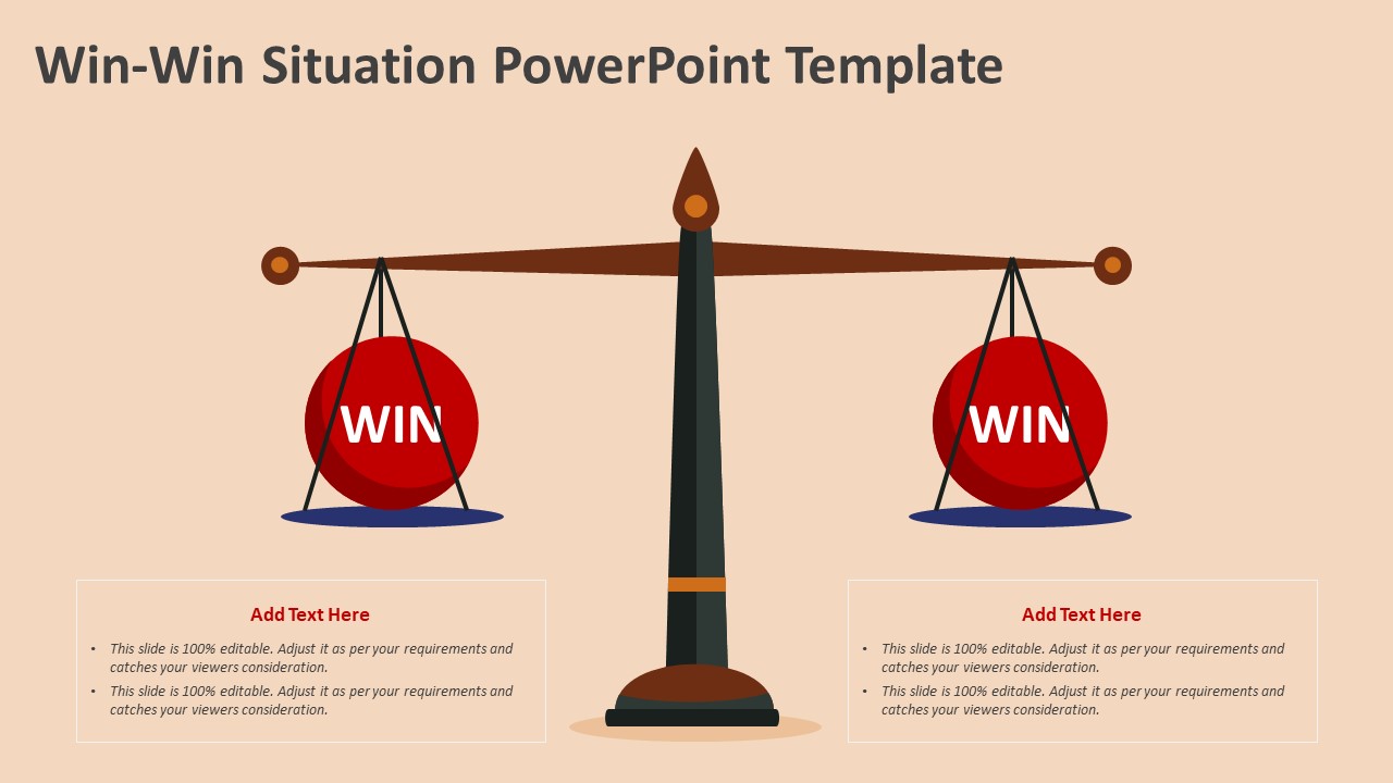 Win Win Situation Powerpoint Template Ppt Templates
