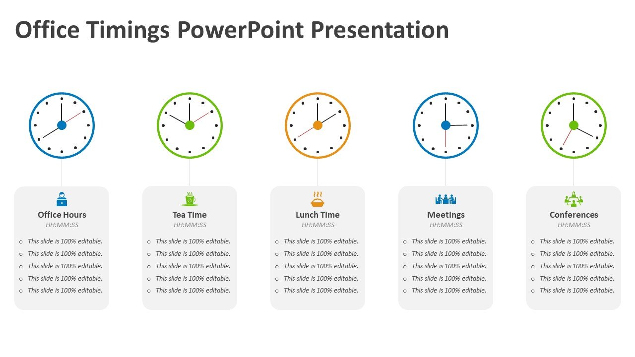 Office Timings PowerPoint Presentation PPT Templates Office Timings PowerPoint Presentation PPT Templates