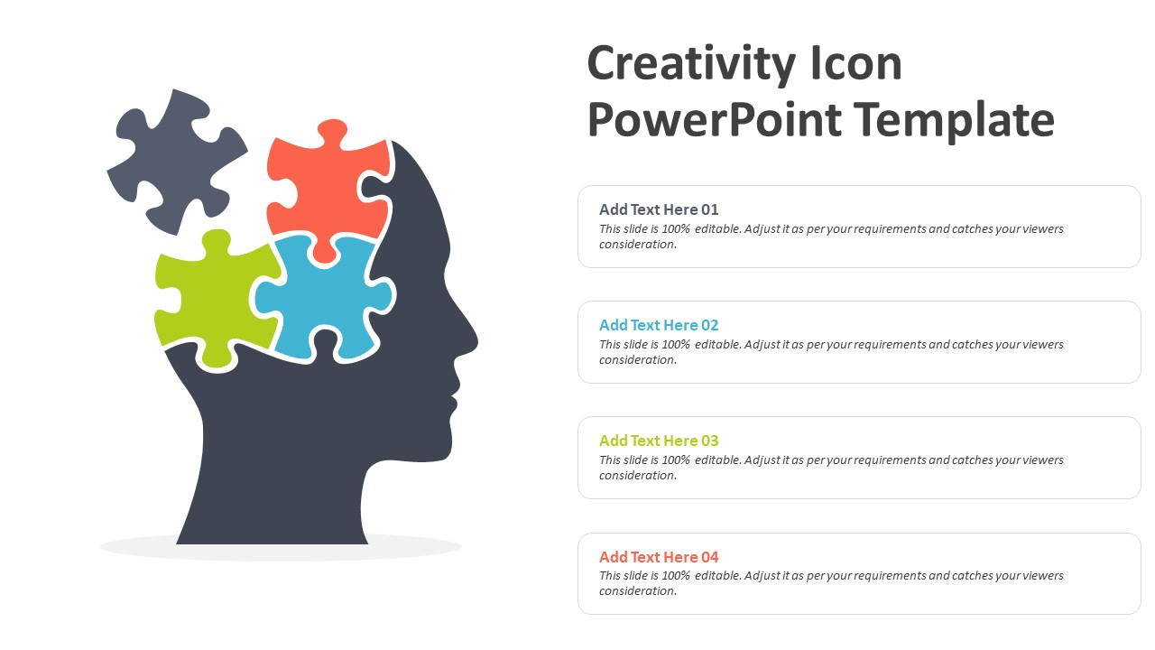 Creativity Icon Powerpoint Template Ppt Templates