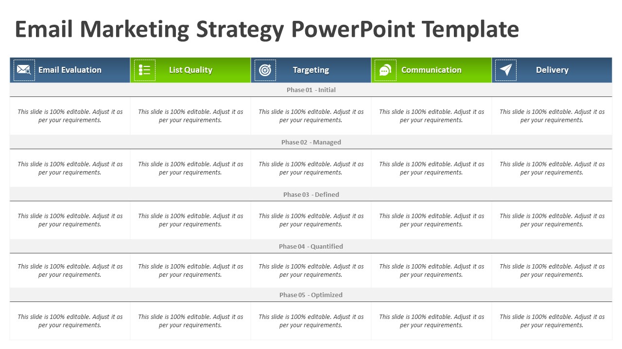 Email Marketing Strategy Powerpoint Template Ppt Templates