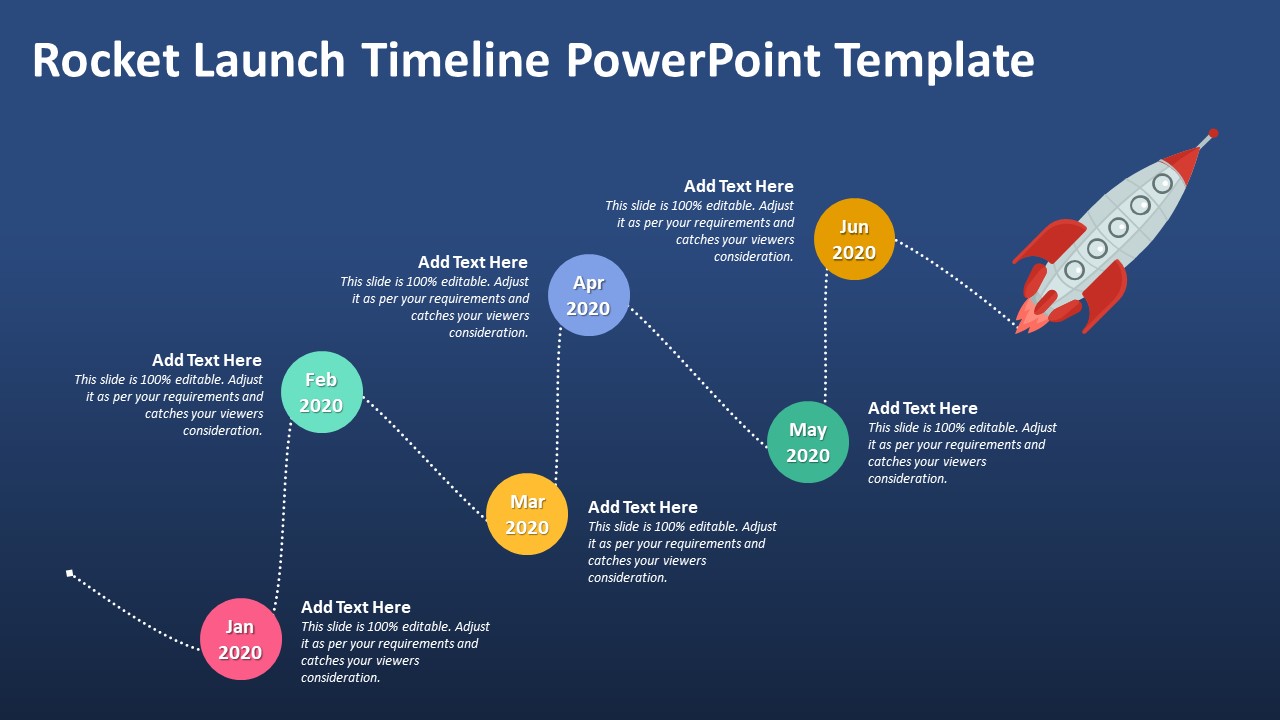 Rocket Launch Timeline PowerPoint Template | Rocket Slides Rocket Launch Timeline PowerPoint Template | Rocket Slides