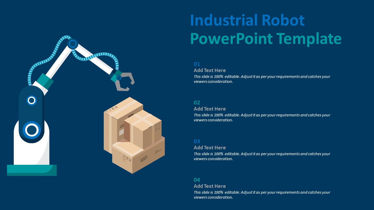 Industrial Robot Powerpoint Template Ppt Templates
