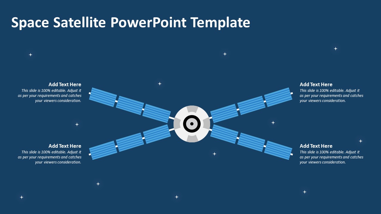 Space Satellite Powerpoint Template Ppt Templates