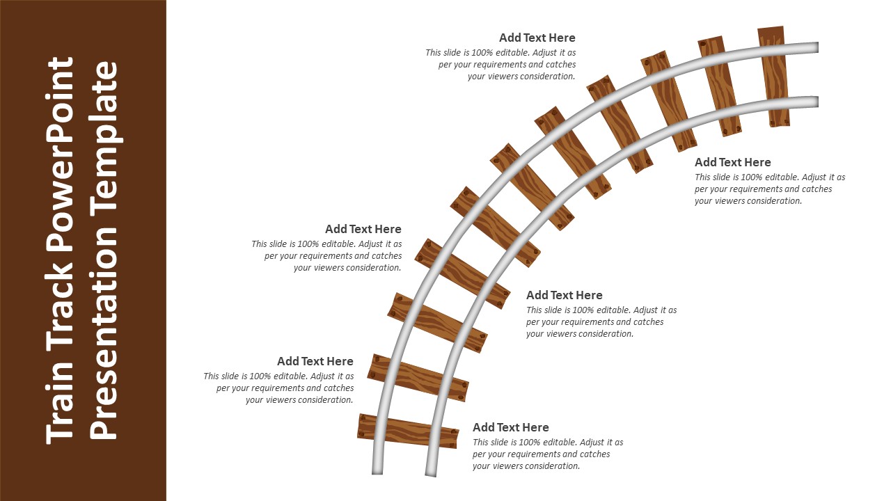 Train Track PowerPoint Presentation Template | PPT Templates