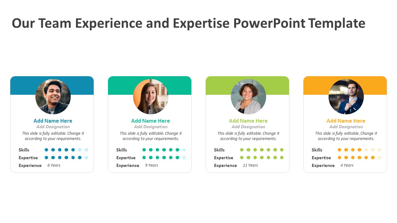 Our Team Experience and Expertise PowerPoint Template Our Team Experience and Expertise PowerPoint Template
