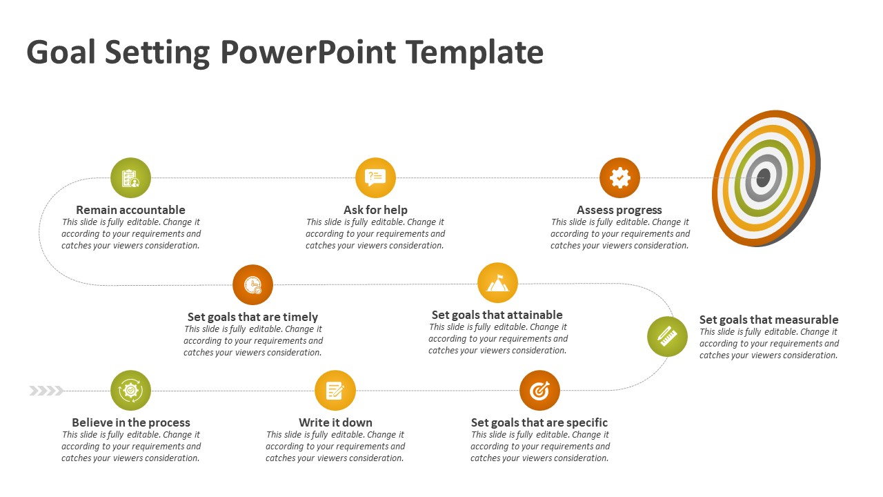 Goal Setting PowerPoint Template | PPT Templates Goal Setting PowerPoint Template | PPT Templates