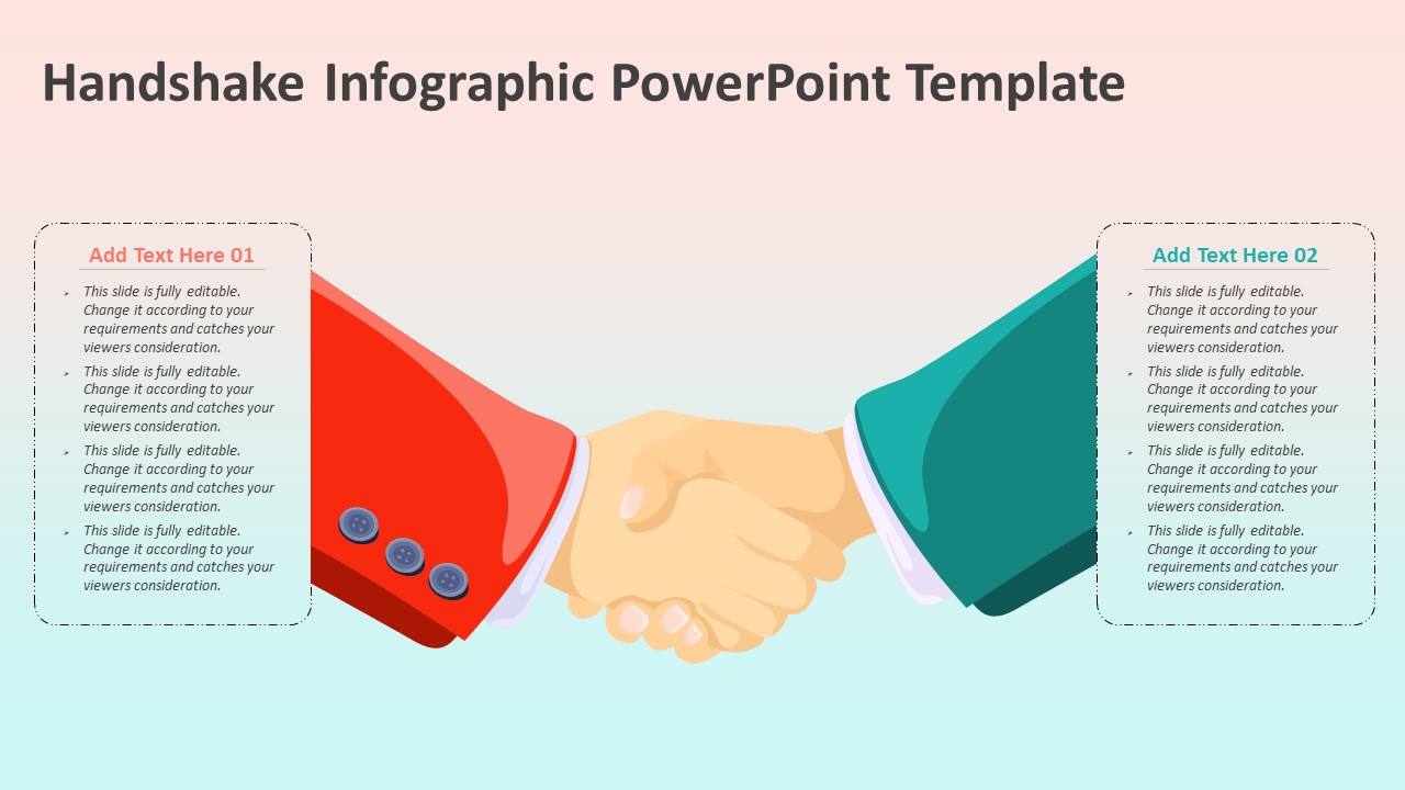 Handshake Infographic PowerPoint Template | PPT Templates