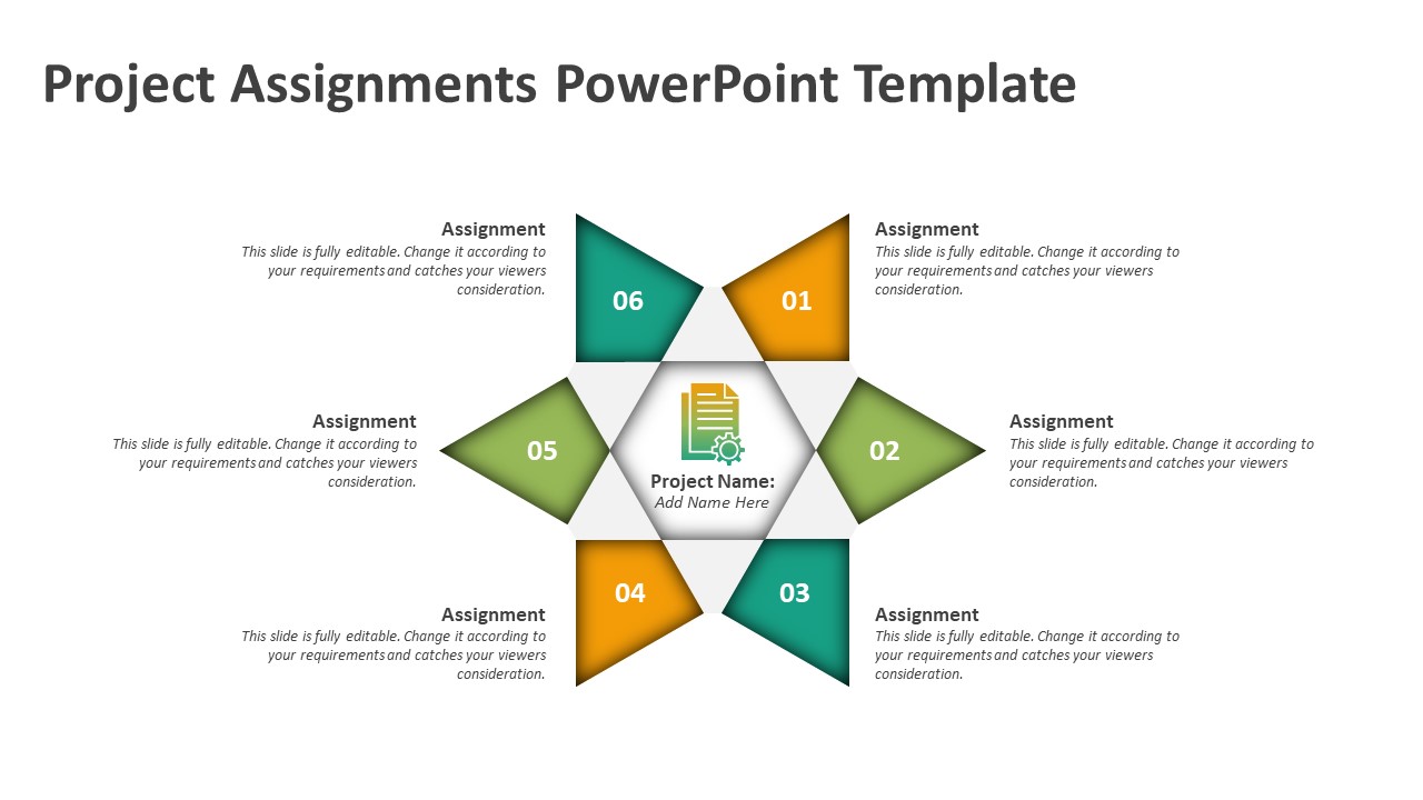 Project Assignments Powerpoint Template Ppt Templates