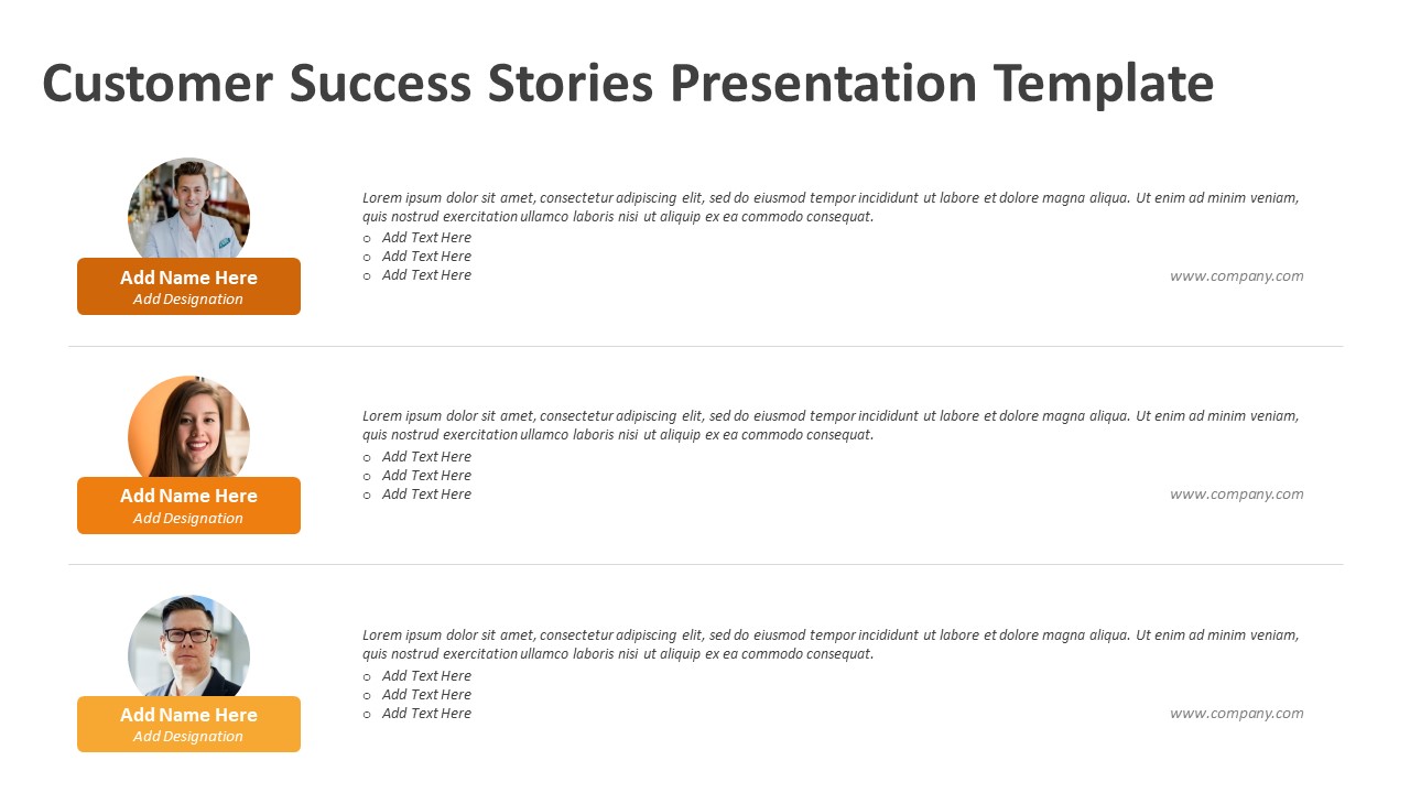 Customer Success Stories Presentation Template | PPT Templates Customer Success Stories Presentation Template | PPT Templates