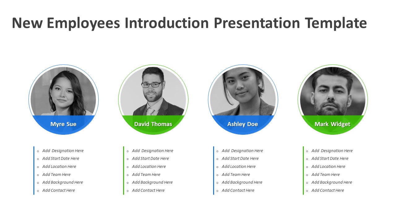 New Employees Introduction Presentation Template | PPT Slides New Employees Introduction Presentation Template | PPT Slides