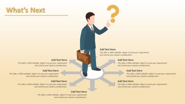 Whats Next PowerPoint Template | Next Steps Slide Design