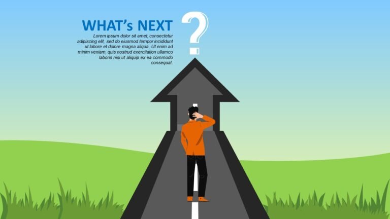 Whats Next PowerPoint Presentation Slide | Next Steps Slide