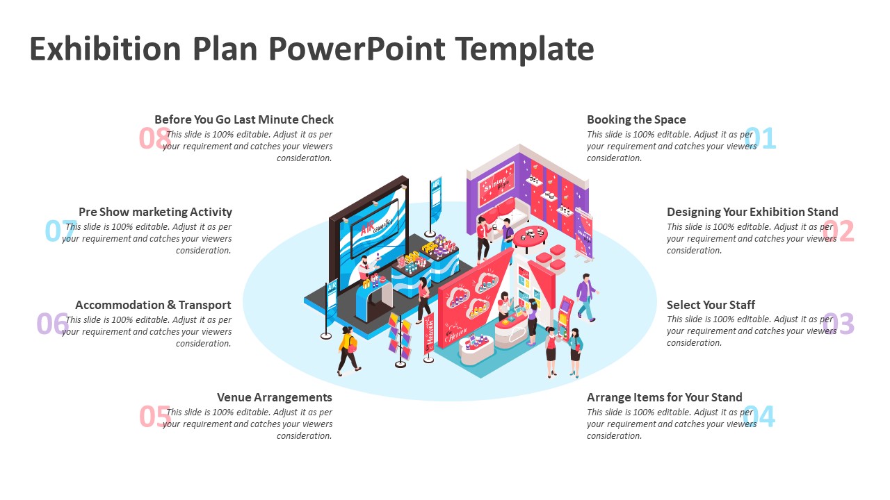 Exhibition Plan PowerPoint Template | PPT Templates