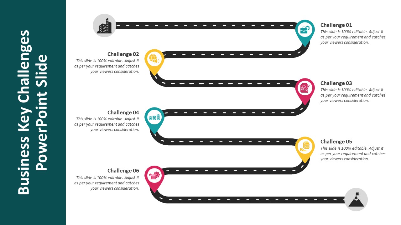 Business Key Challenges PowerPoint Slide | PPT Templates