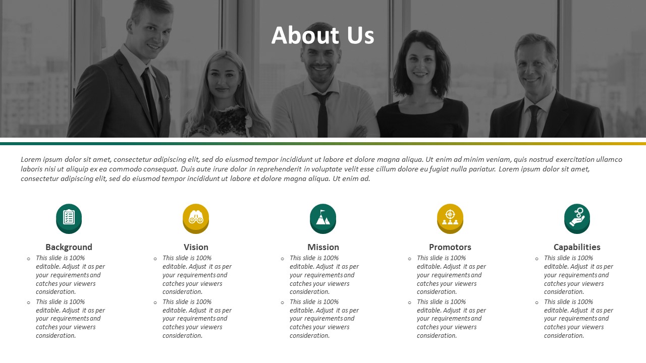 About Us PowerPoint Template | PPT Templates
