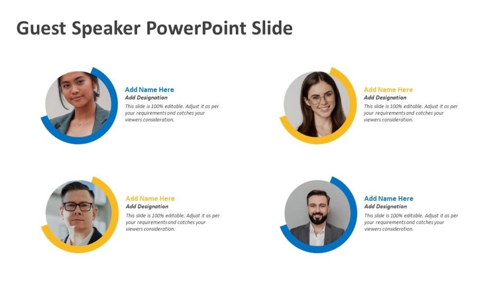 Guest Speaker PowerPoint Slide | PPT Templates