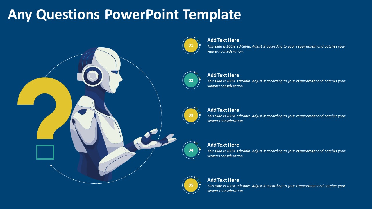 Any Questions PowerPoint Template | PPT Templates