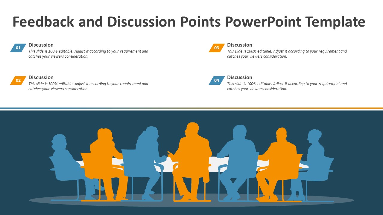 Feedback and Discussion Points PowerPoint Template