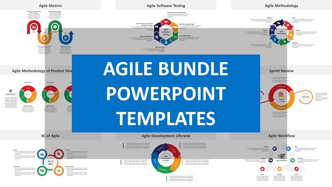 Agile Bundle Powerpoint Templates Ppt Templates