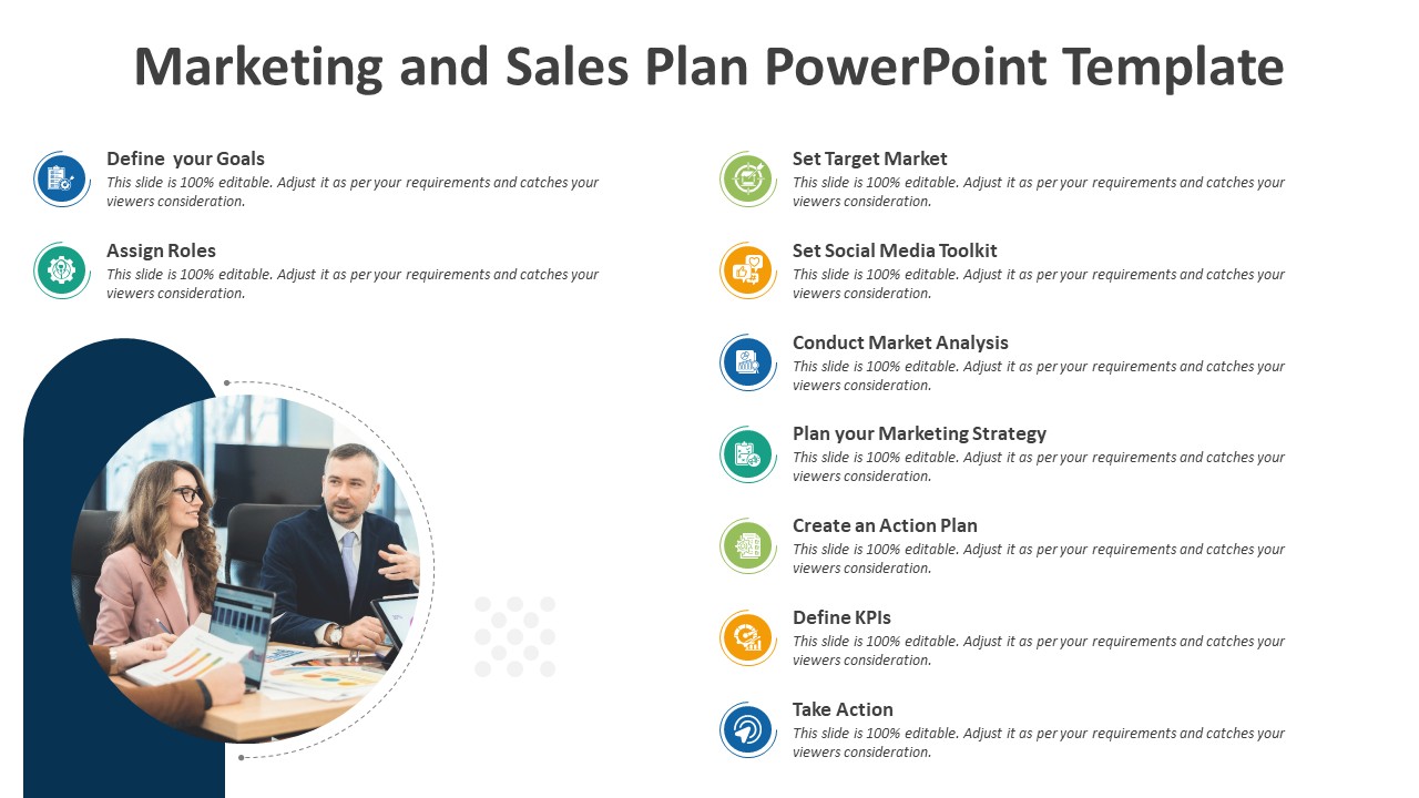 Marketing and Sales Plan PowerPoint Template | PPT Templates