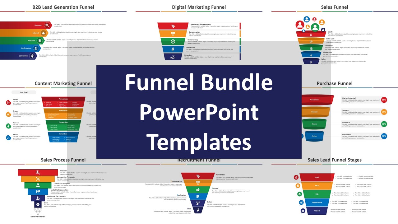 Funnel Bundle PowerPoint Templates | PPT Templates