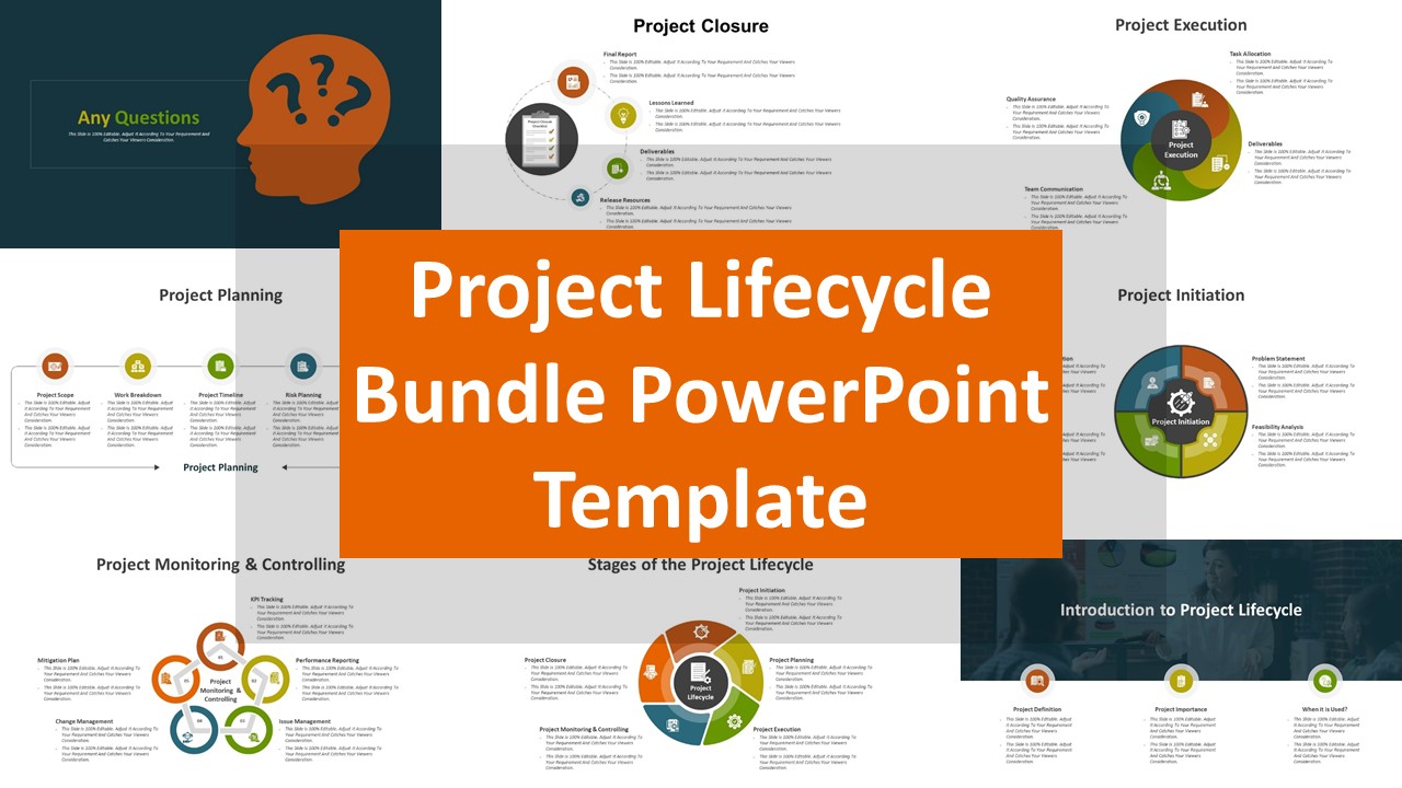 Project Lifecycle Bundle PowerPoint Template | PPT Templates