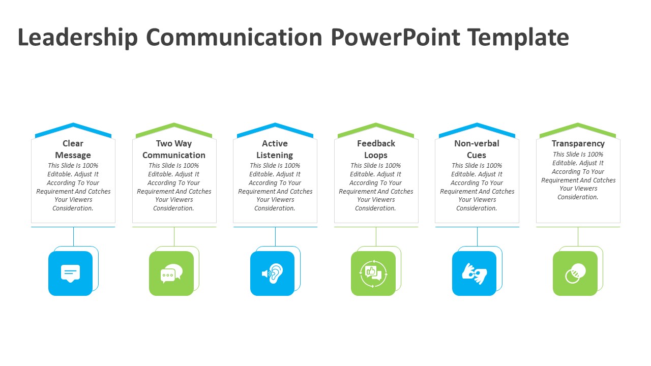 Leadership Communication PowerPoint Template | PPT Templates