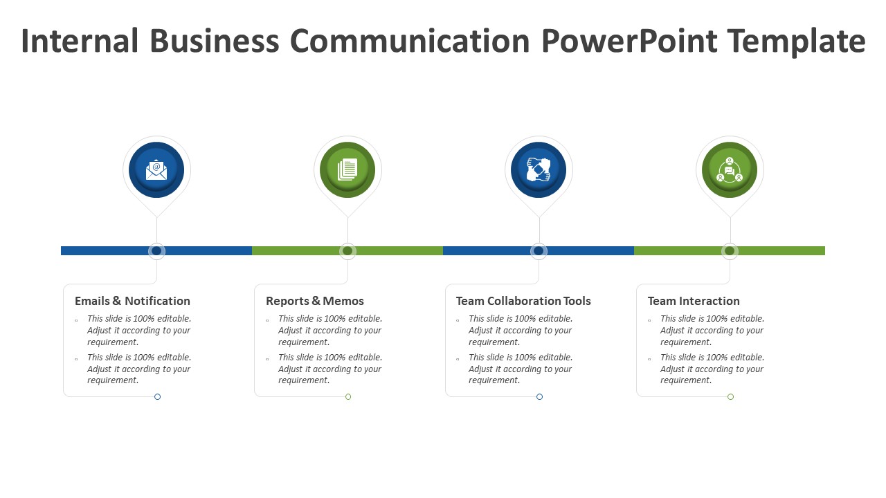 Internal Business Communication PowerPoint Template