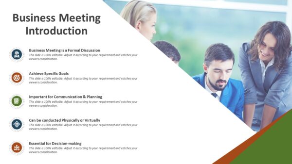 Business Meeting Introduction PowerPoint Template